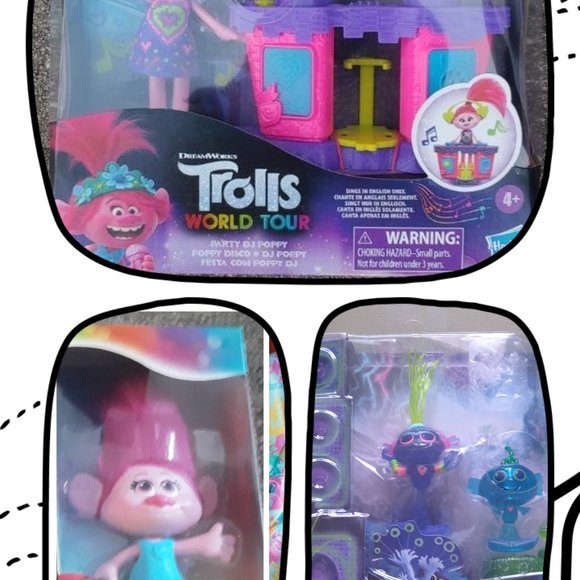 Toys | Trolls World Tour Collection Set Of 3 | Poshmark